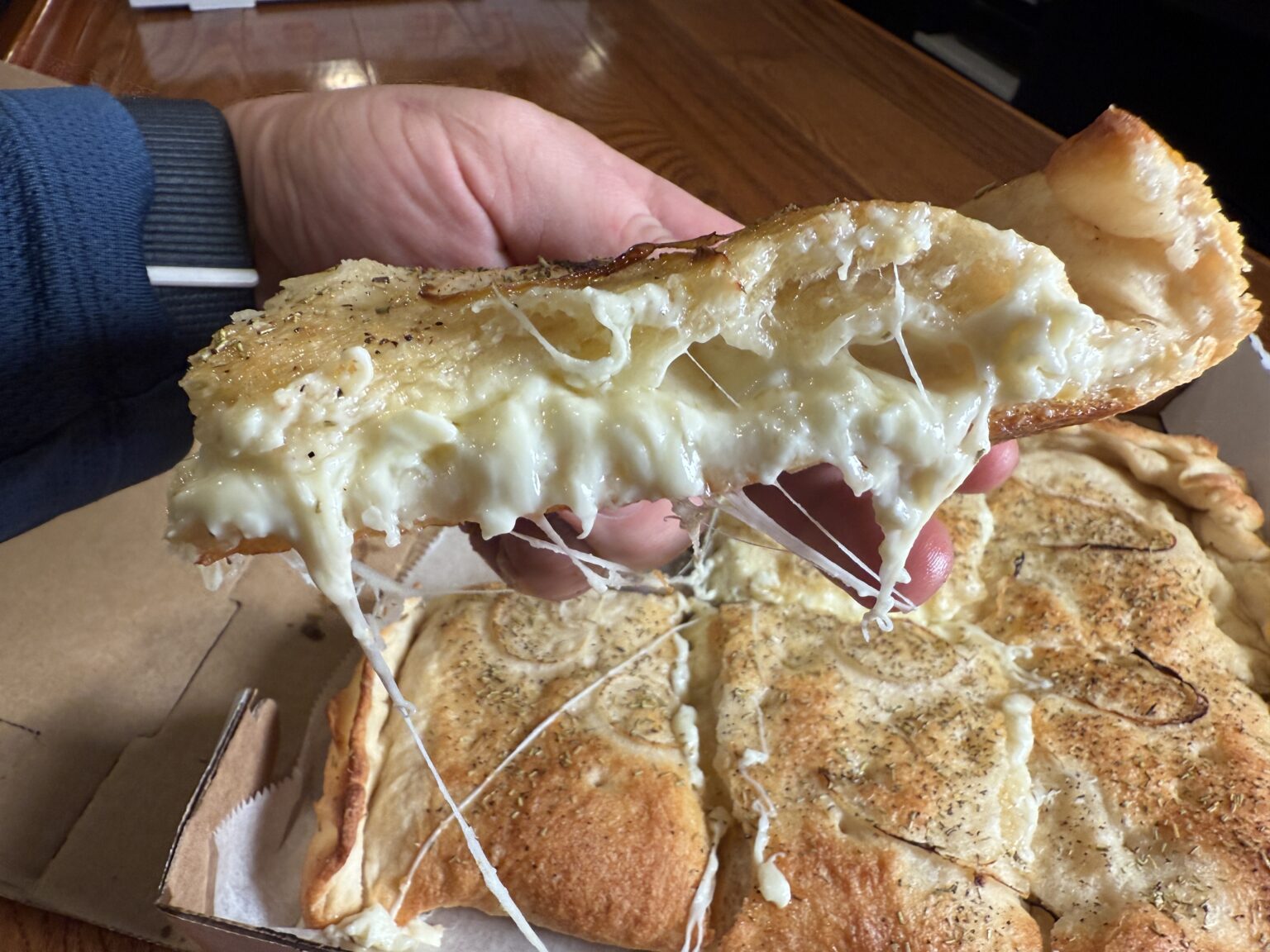 Biscotto's in Exeter: Old Forge Double Crust White Pizza Review - NEPA ...