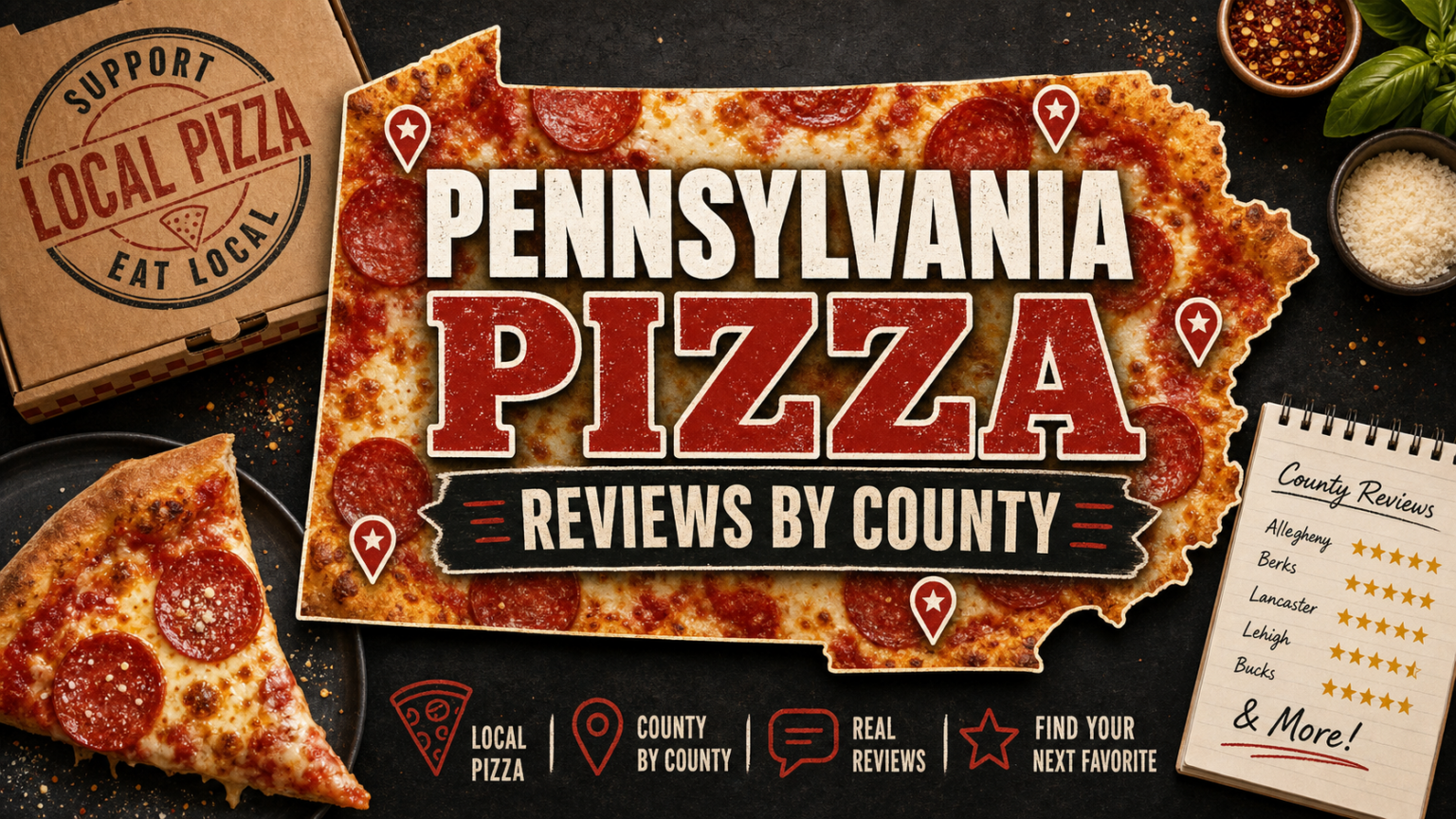 Pizza Reviews by County in Pennsylvania - NEPA Pizza Review